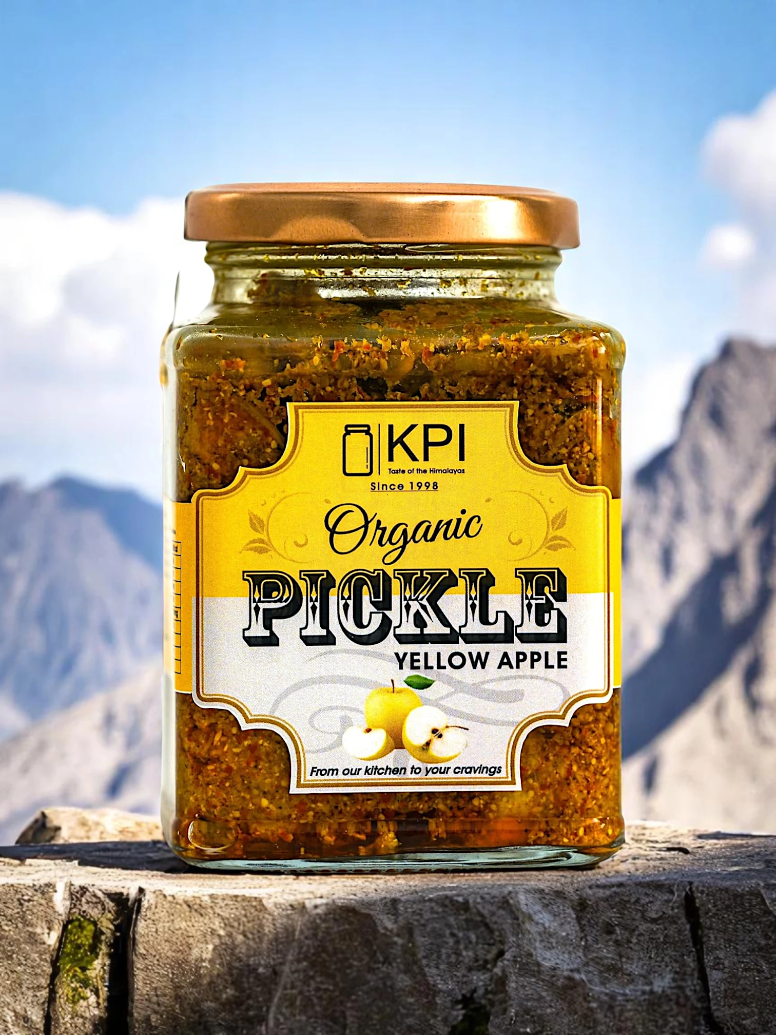 🍏 Homemade Organic Yellow Apple Pickle – Sweet-Tangy Himachali Delight ...