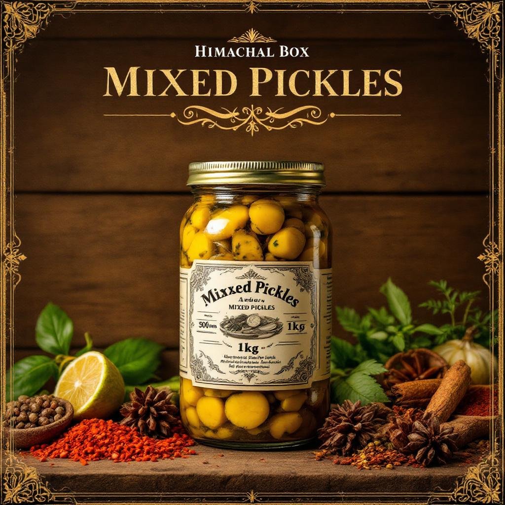 Homemade Mixed Pickle – A Burst of Himachali Flavours in One Jar ...