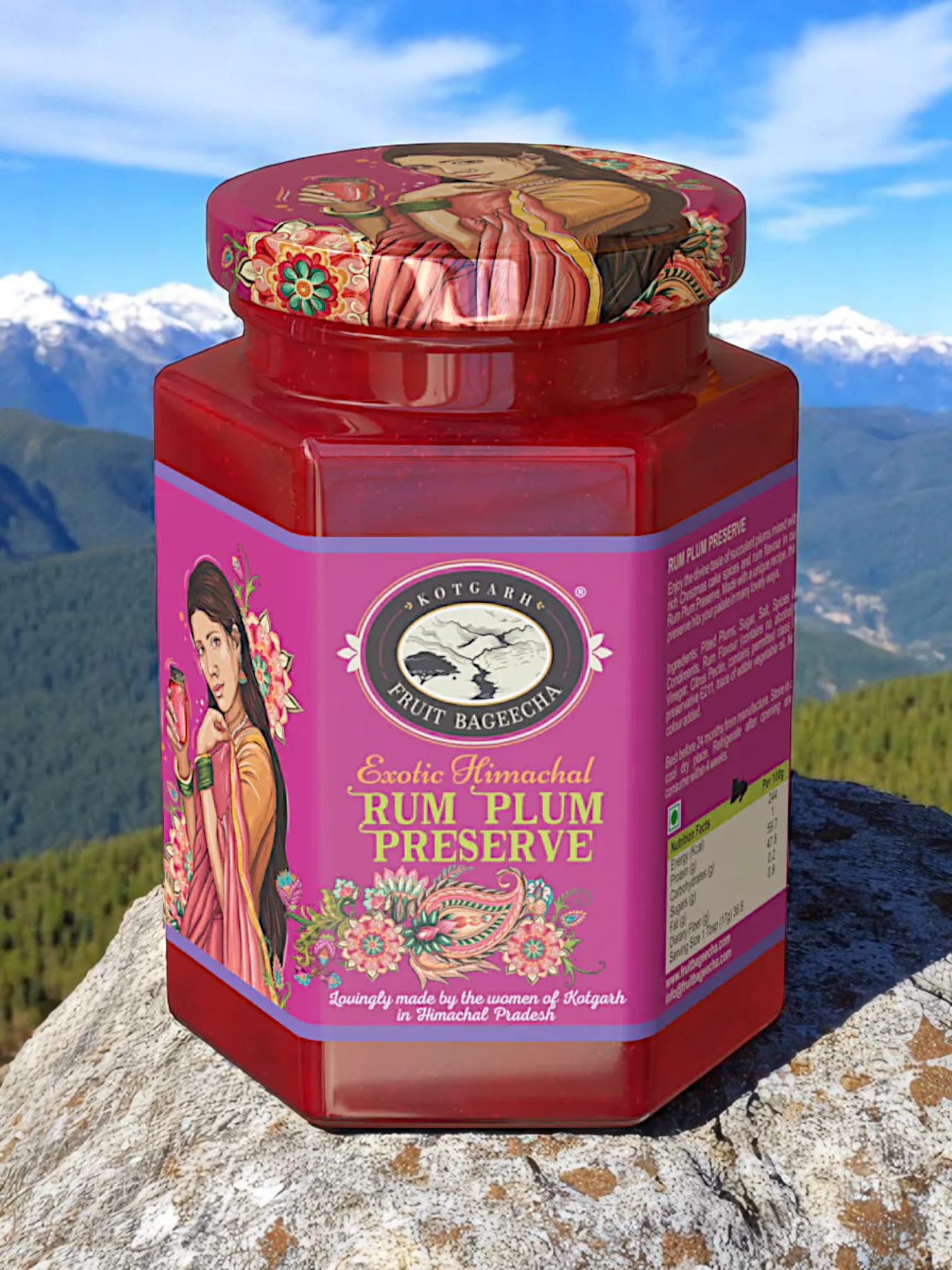 Rum Plum Preserve – Rich Himachali Fruit Spread with Rum - Himachal Box